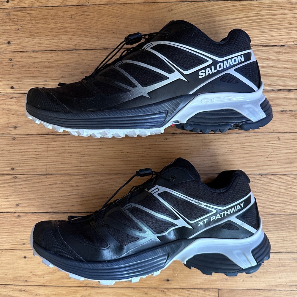 Salomon Xt-Pathway Black White Ombre Sneakers - Gem